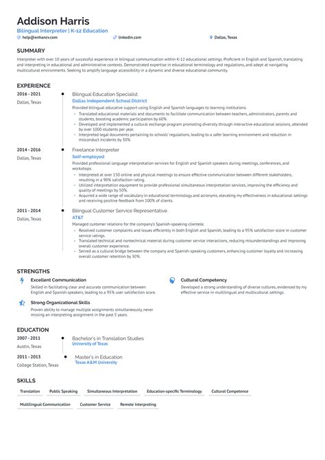 6 Interpreter Resume Examples Guide For 2024 6 Interpreter Resume Examples Guide For 2024