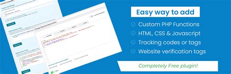 Add Custom Codes Insert Header Footer Custom Php Snippets Css
