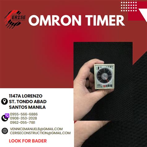 Omron Timer Commercial And Industrial Construction And Building Materials