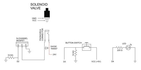 Controlling A Solenoid Valve From An Arduino Updated Martyn Currey