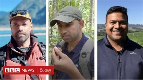 ශ්‍රී ලාංකික විද්‍යාඥයෝ කැලේ පැනපු යාළුවෝ තුන්දෙනාම අද විද්‍යාඥයෝ Bbc News සිංහල