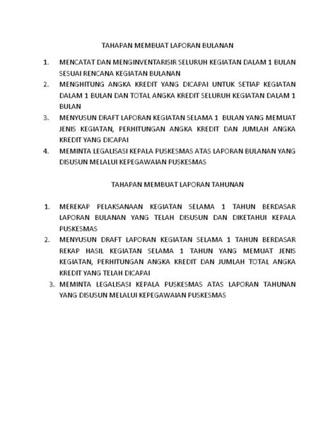 Tahapan Membuat Laporan Bulanan Pdf Pengelolaan Keuangan And Uang