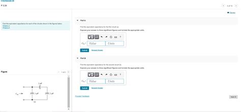 Solved Find The Equivalent Capacitance For Each Of The Chegg