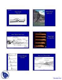 Thrust Faults Structural Geology Lecture Slides Docsity