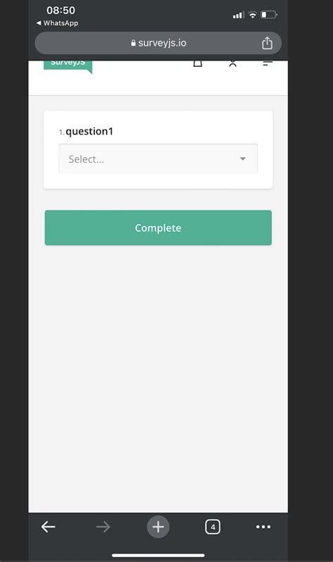 Introduce Configuration Option To Use Inline Drop Down Menu Overlay · Issue 6891 · Surveyjs