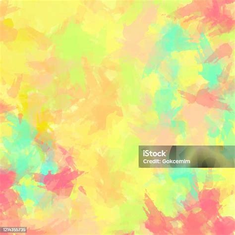 밝은 색상 브러시 스트로크와 추상 수채화 배경 추상 벡터 패턴입니다 카드 파티 초대 포장 표면 디자인에 대한 추상배경 텍스처 개념에 대한 스톡 벡터 아트 및 기타 이미지