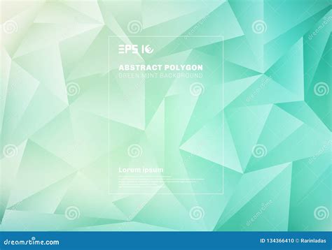 Polygon Abstract Mosaic Vector Background Triangular Low Poly Style Blue Gradient Illustration