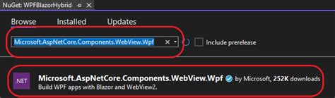 Lets Create Wpf Blazor Hybrid App