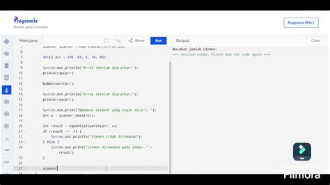Algoritma Sequential Search Bubblesort Dan Binary Search Tugas Besar
