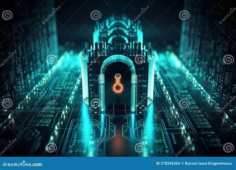 Cyber Security Critical Importance Of Cyber Security In The Digital Age Stock Illustration