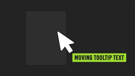 Moving Tooltip Text On Mousemove Javascript Youtube