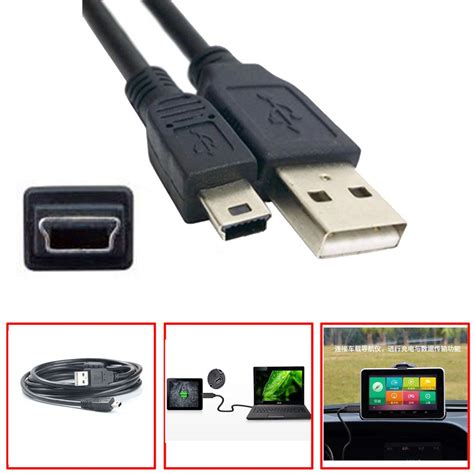 USB To MiniUSB Data Cable USB2 0 T Port Mini MP3 MP4 MP5 Camera Redio Extarnal Hard Disk Data