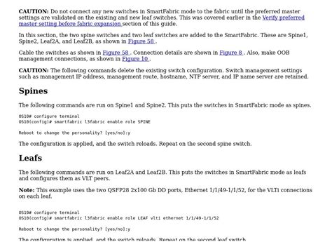 Add Switches To Smartfabric Dell Emc Networking Smartfabric Services Deployment With Vxrail 7