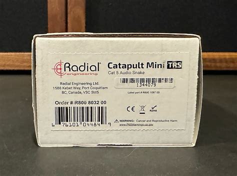 Radial Catapult Mini Trs Blue Reverb