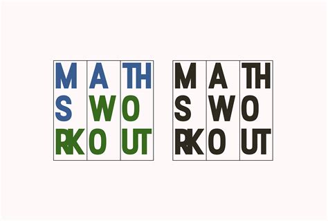 Maths Workout Behance Behance