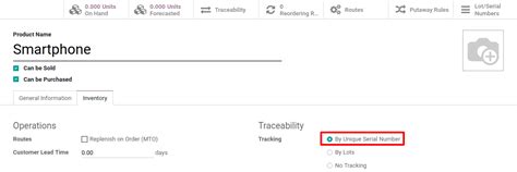 work with serial numbers — odoo 16 0 documentation