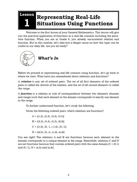 gen math11 q1 module1 functions pdf function mathematics variable mathematics