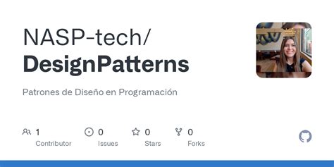 Github Nasp Tech Designpatterns Patrones De Dise O En Programaci N