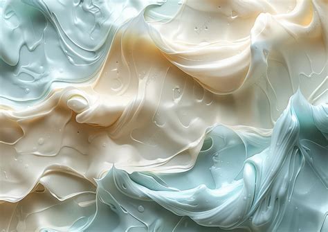 Abstract Fluid Textures In Soft Pastel Colors Create A Soothing Visual