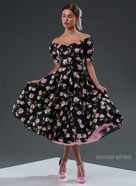 Summer Dresses For Women Vintage Inspired British Retro