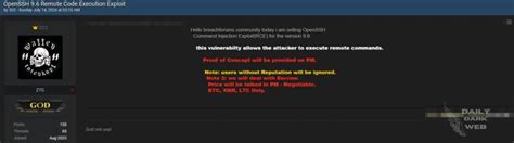 giuseppe pelligra on linkedin a threat actor selling openssh command injection exploit for