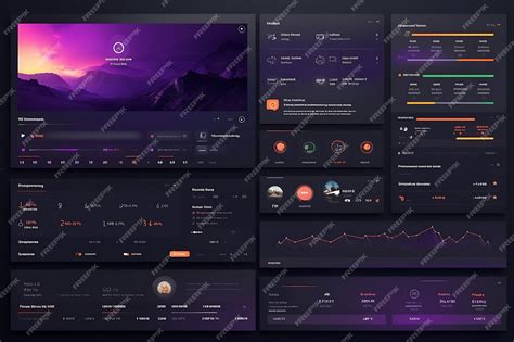 Premium Photo Ui Ux Kit For Apps And Website Ui Design With Gradient