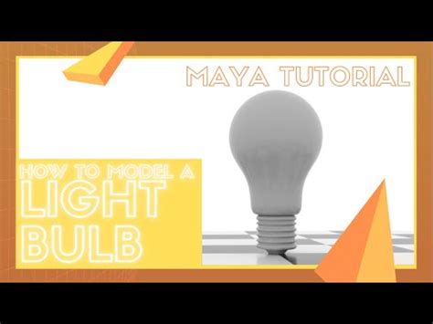 Modeling A Light Bulb Maya Tutorial YouTube