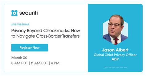 Securiti On Linkedin Webinar Data Datasharing Dataprivacy