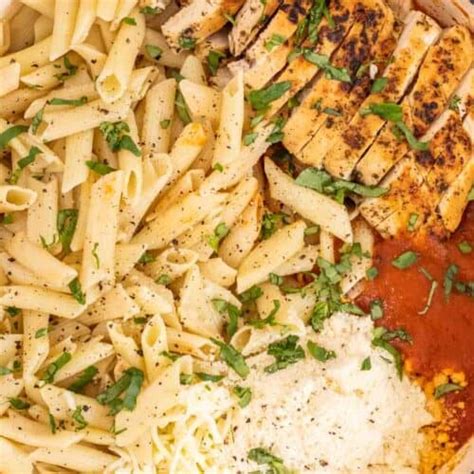 Parmesan Chicken Pasta Recipe Valentinas Corner