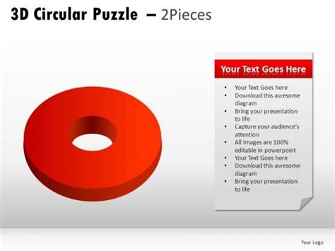Shapes D Circular Puzzle Pieces PowerPoint Slides And Ppt Diagram Templates