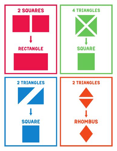 Composing And Decomposing Shapes Flashcards Teaching Resources Composing And Decomposing Shapes Flashcards Teaching Resources