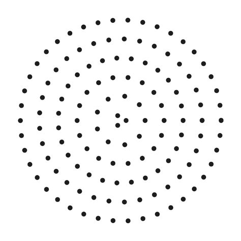 Premium Vector Abstract Black Dot Circle Background Vector Illustration