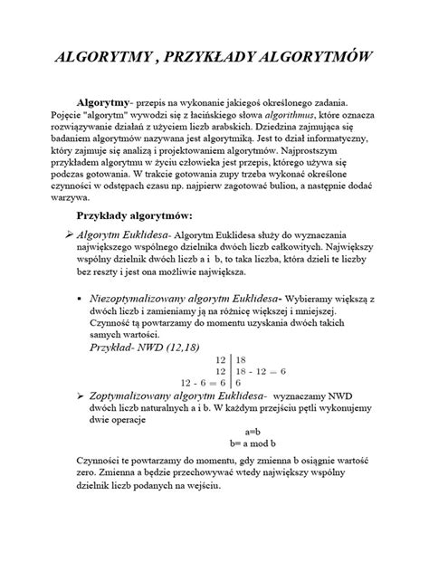 Algorytmy Pdf
