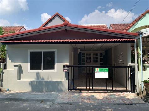 ขาย บ้านเดี่ยว 1 ชั้น เนื้อที่ 26 8 ตรว หมู่บ้านนันทวัน 5 ถนนเลียบวารี 11 Ennxo