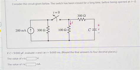 solved find value of v and i
