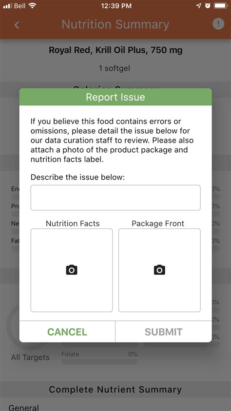 Reportingcorrecting Incorrect Food Data — Welcome To The Cronometer Community