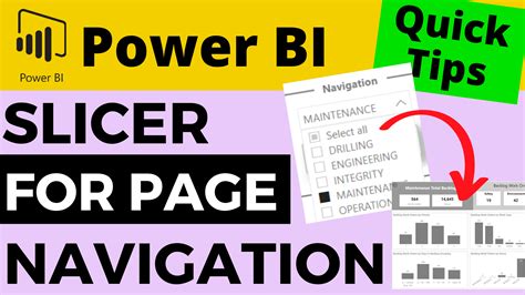 Qt51 How To Use A Power Bi Slicer For Page Navigation Ideal If You