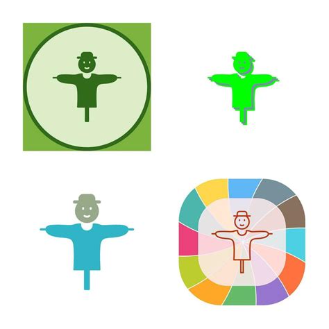 Scare Crow Vector Icon 31635318 Vector Art At Vecteezy