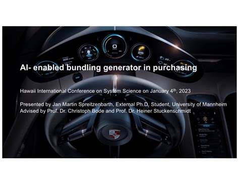 Pdf Hicss 56 Ai Enabled Bundling Generator In Purchasing