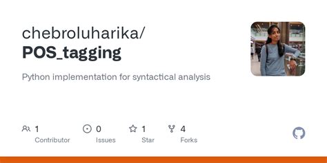 github chebroluharika pos tagging python implementation for