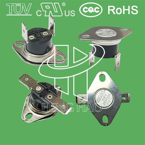 Thermal Limited Switch Ksd301 Bimetallic Thermostat 250v 10a 16a 0 250c Temperature Sensor