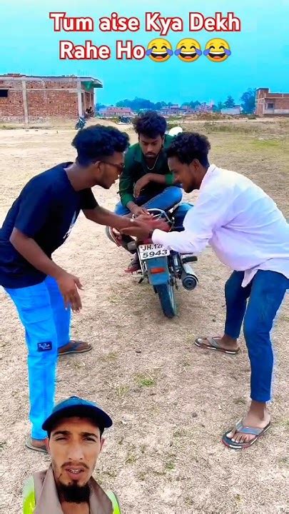 Tum Aise Kya Dekh Rahe Ho Comedy Funny Prank Shortfeed Funsurajrockscomedy Shorts