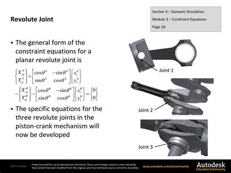 ppt dynamic simulation constraint equations powerpoint presentation