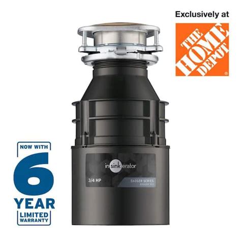 Insinkerator Badger 700 3 4 Hp Continuous Feed Kitchen Garbage Disposal Badger Series Badger