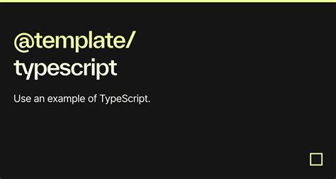 Templatetypescript Codesandbox