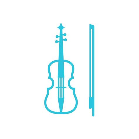 Violin From Blue Icon Set 38837252 Vector Art At Vecteezy
