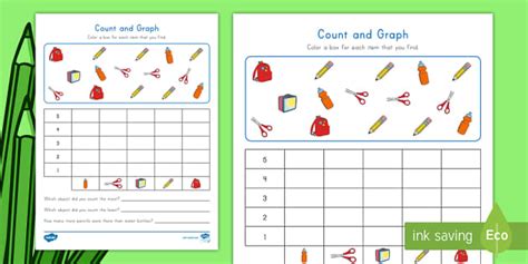 Back To Babe Count And Graph Worksheet Teacher Made