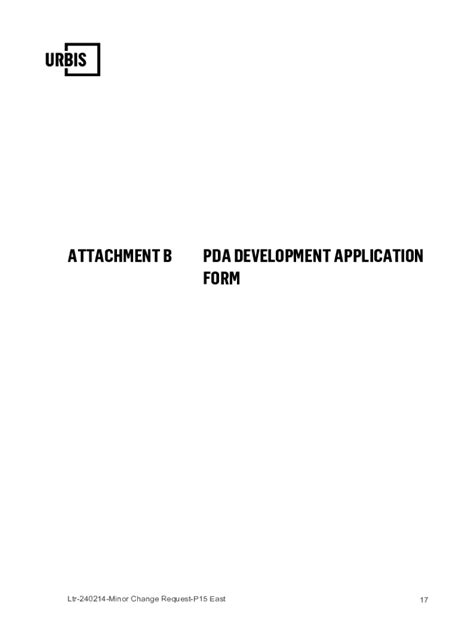 Fillable Online Edqdad Dsdip Qld Gov Attachment B Pda Development Application Form Fax Email