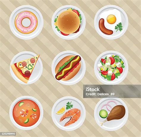 세트마다 전통 음식 아이콘 고기에 대한 스톡 벡터 아트 및 기타 이미지 고기 굽기 그릇 Istock