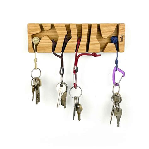 Oak Climbing Key Holder Sgùrr Shop Wooden Key Holder Key Holder